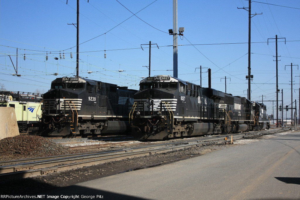 NS 8027 and 9239 at Bay View yard
